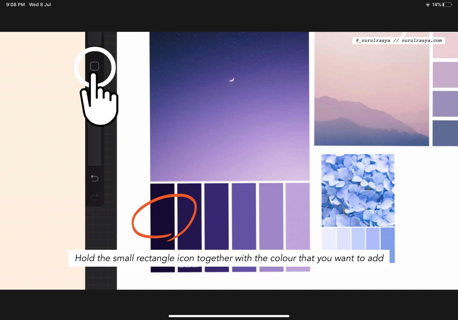 How To Create A Colour Palette On Procreate | With Video