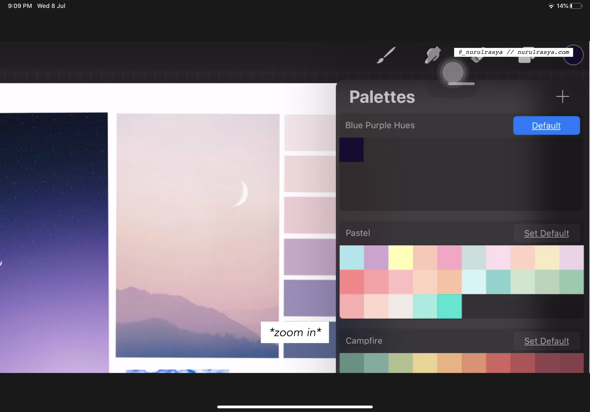 How To Create A Colour Palette On Procreate | With Video