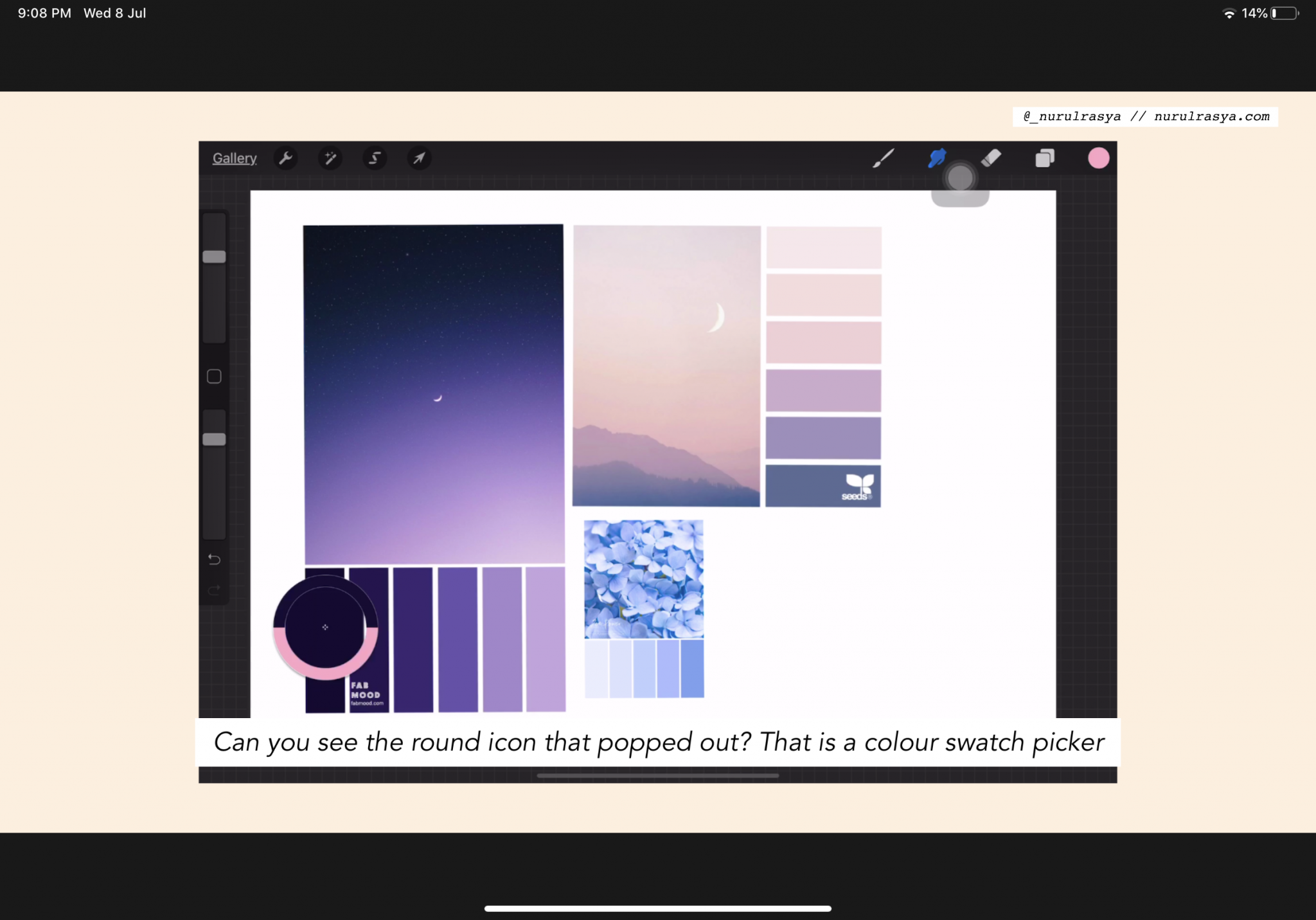 How To Create A Colour Palette On Procreate | With Video