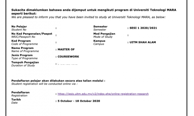 How To Apply For UiTM Postgraduate Programmes Feat I'm Now A Student